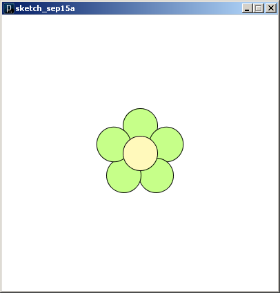 How To Draw A Flower In Java