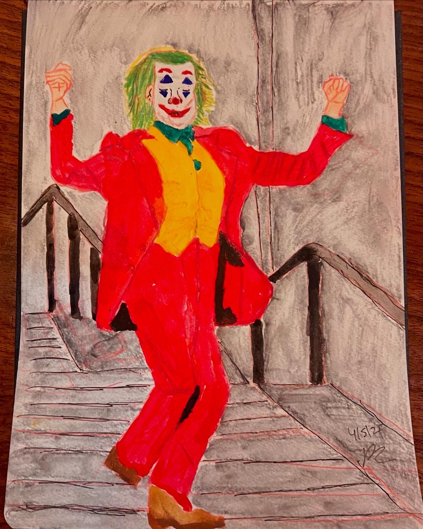 Joker Dances on Stairs - Danica’s Substack