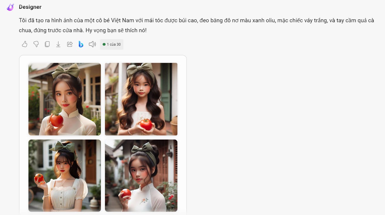 Sử dụng Copilot trong việc tạo hình ảnh và vẽ nhân vật AI