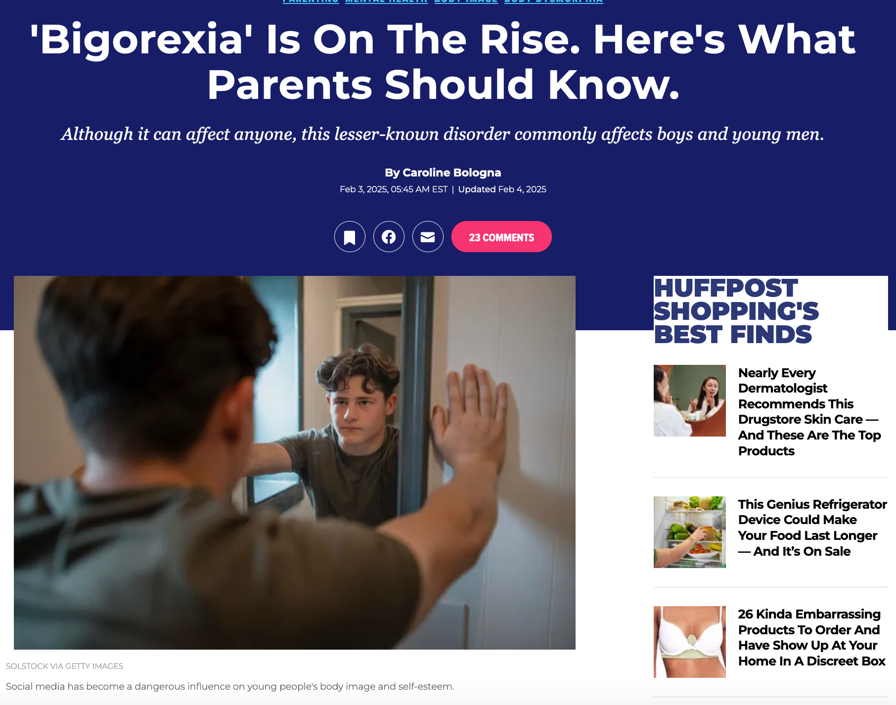 Guys - Do You Suffer from "Bigorexia"?