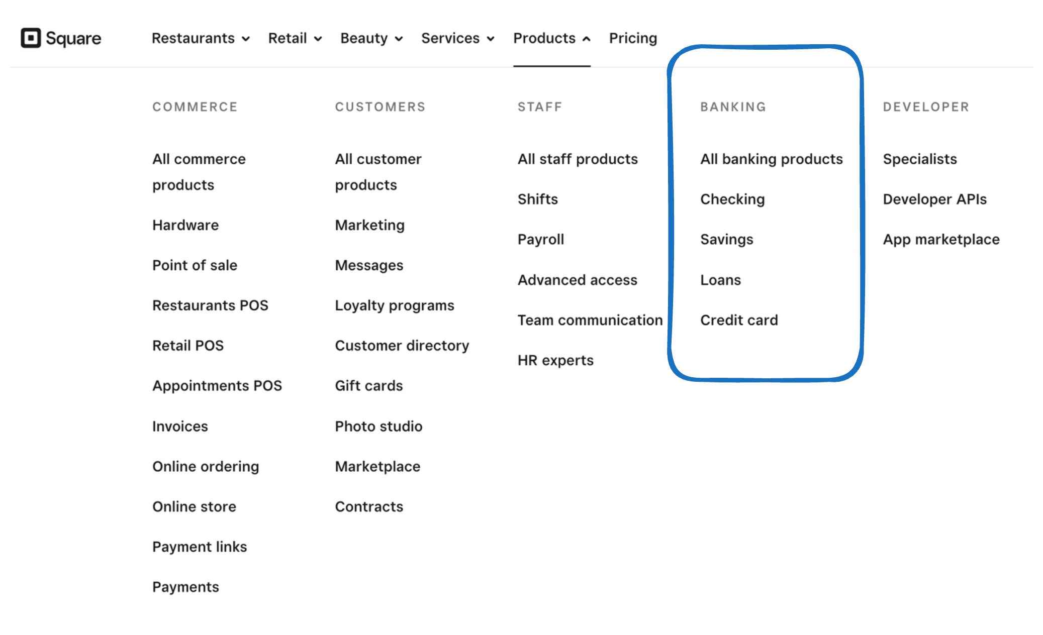 The opportunity behind Square Banking