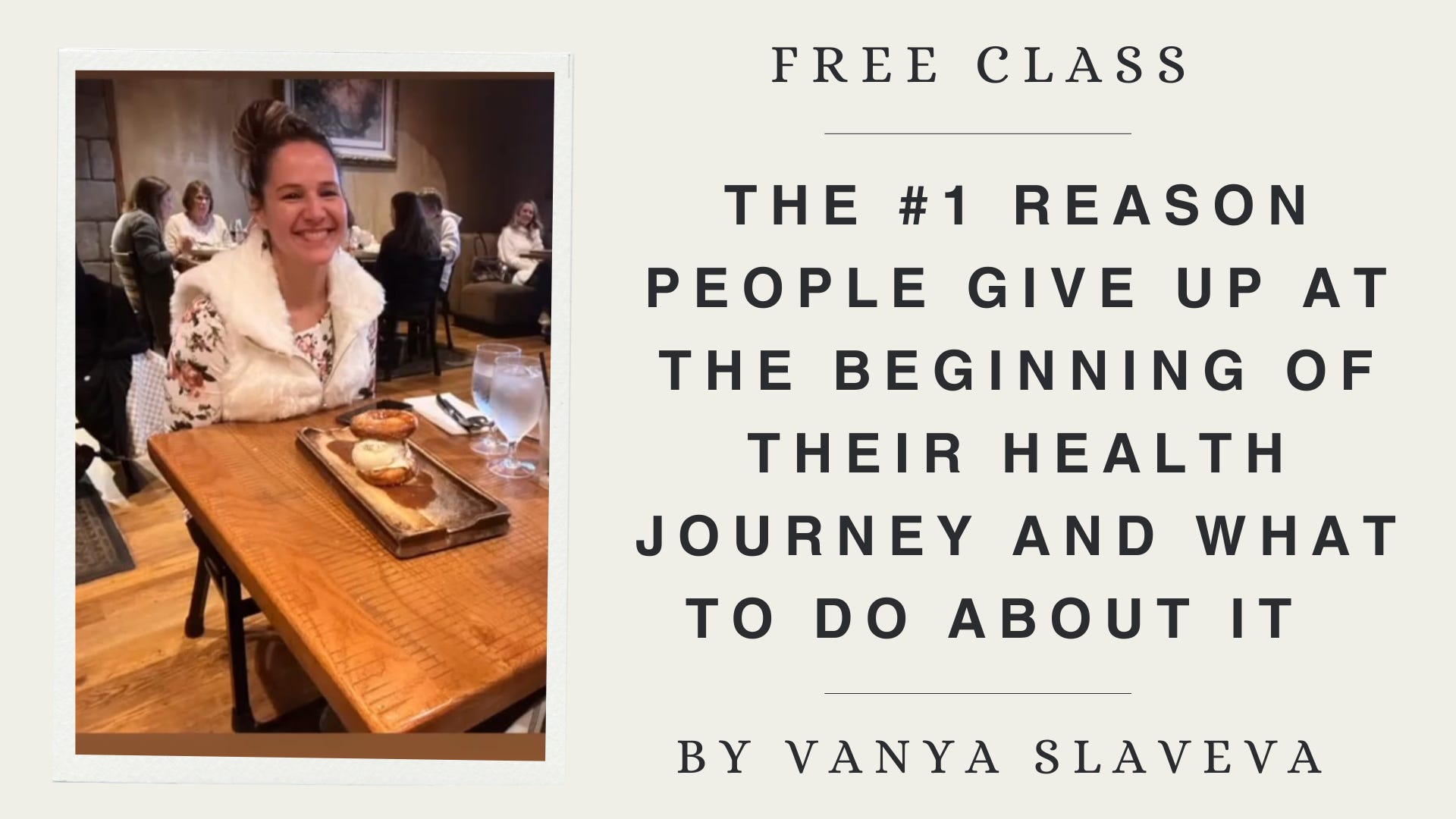 The Basics Of Health - by Vanya Slaveva
