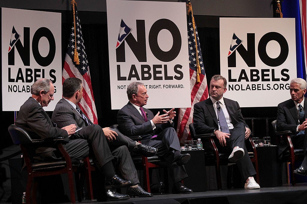 No Labels makes its choice - by Judd Legum