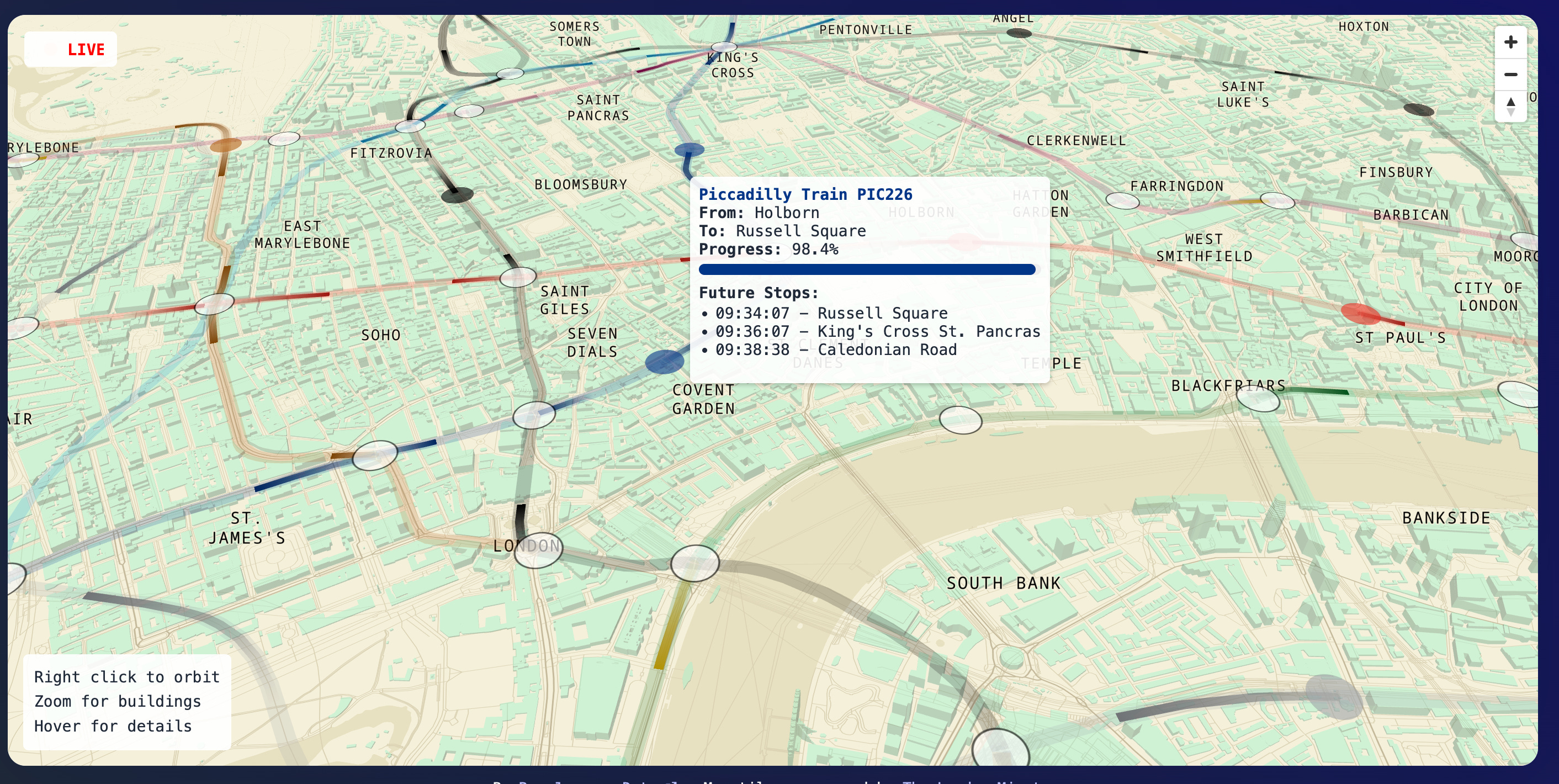A new live Tube map for Londoners - by Michael MacLeod