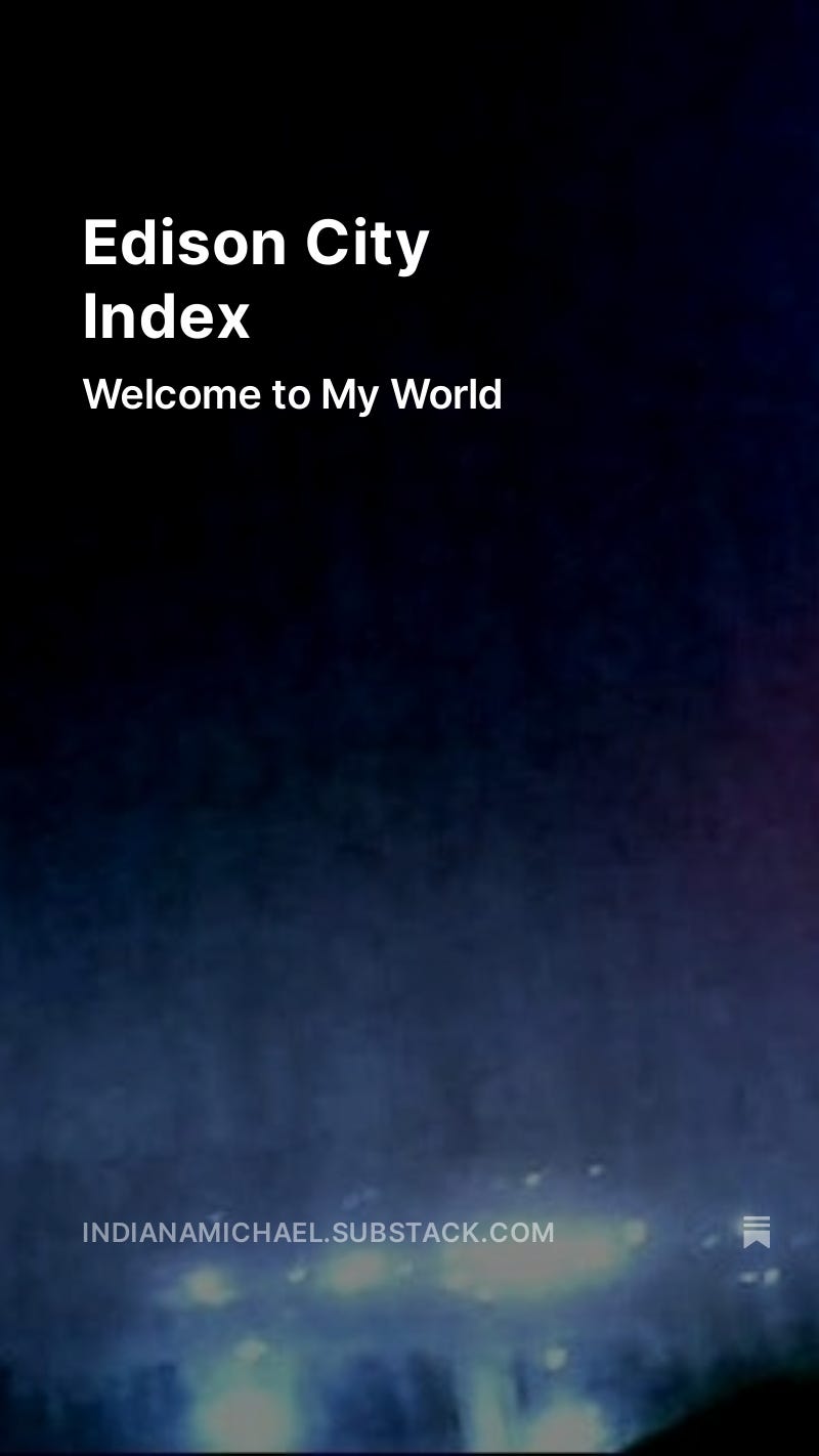 Edison City Index - by Michael S. Atkinson