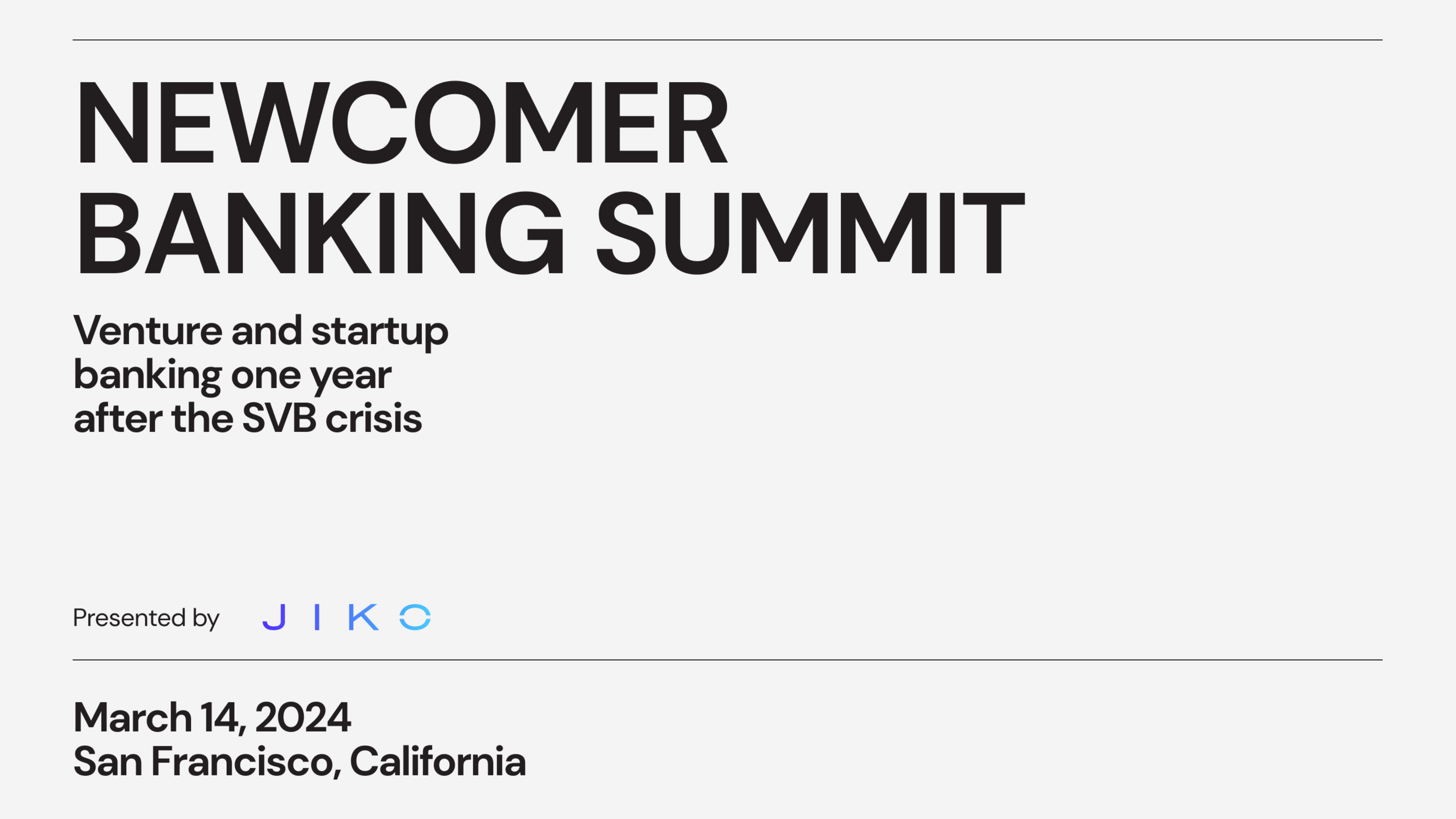 Introducing the Newcomer Banking Summit - by Eric Newcomer