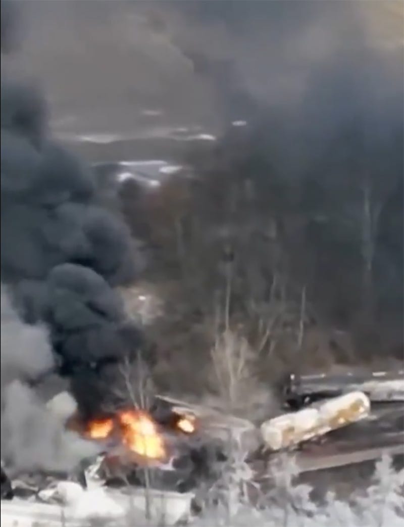 ‘America’s Chernobyl’: A train derailment in Ohio leaked chemicals that ...