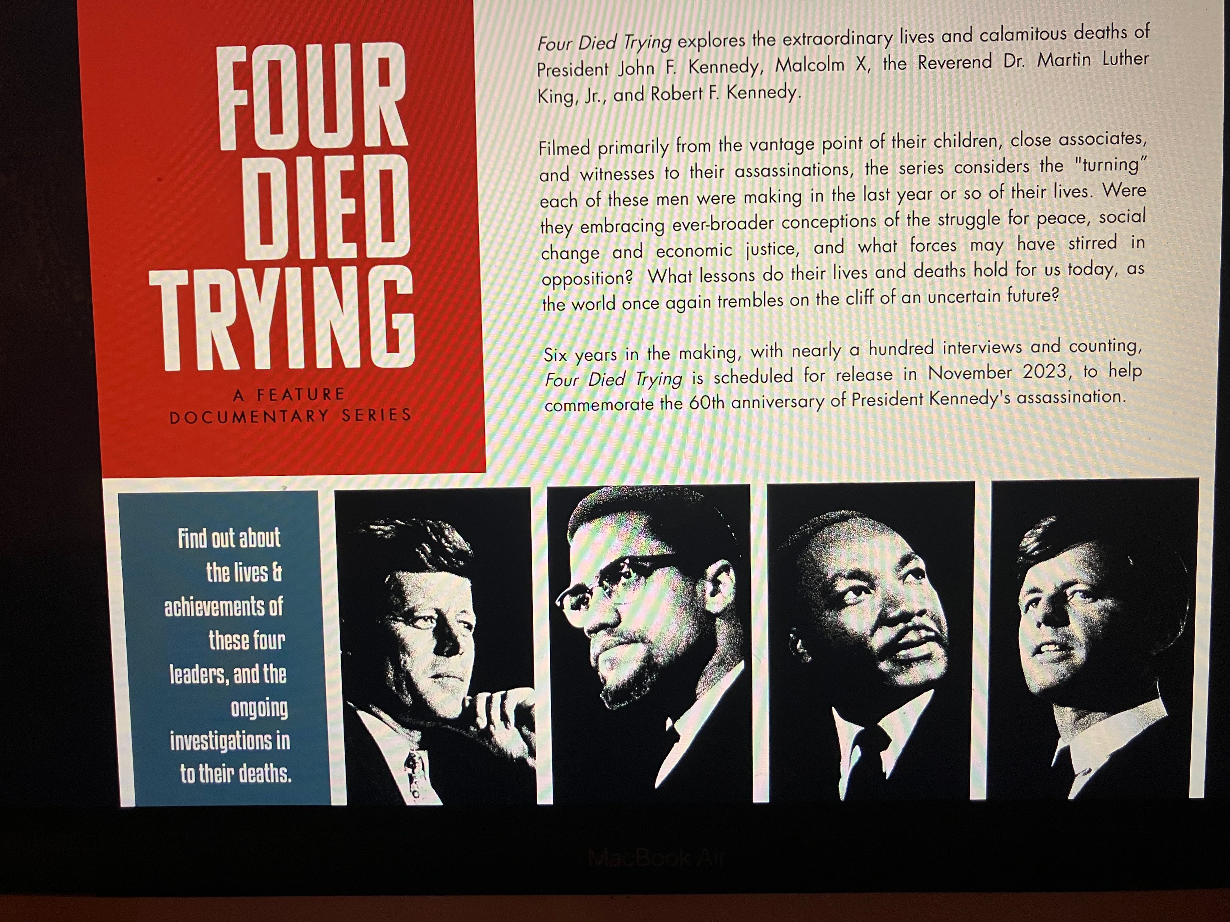 Stunning Documentary Series About Assassinations Of JFK, Malcolm X, MLK ...
