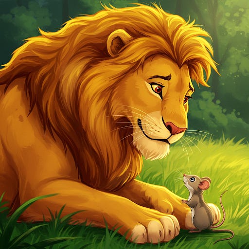 Aesop's Wisdom Series #5: The Lion & the Mouse