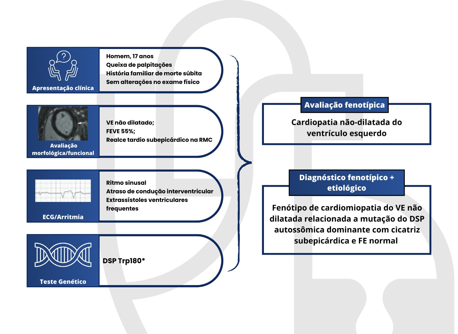 Como investigar as cardiomiopatias?
