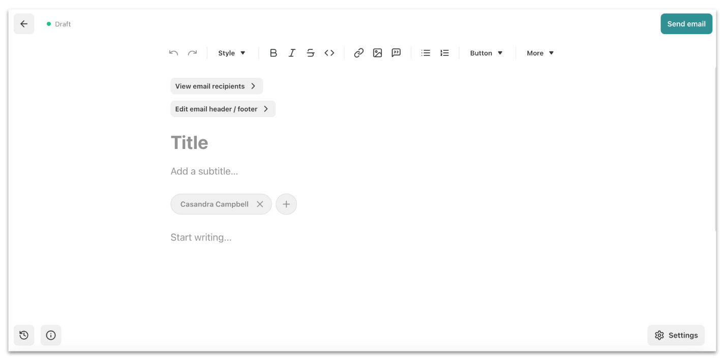 How to Email Your Substack Subscribers (Without Publishing a Post)