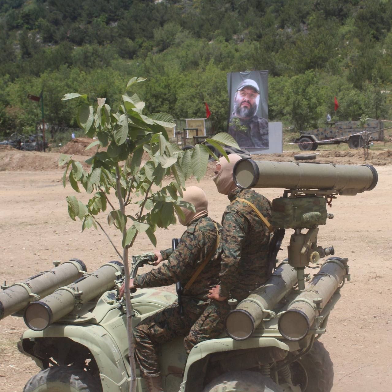 Weapons Used by Hezbollah During Military Exercise in Lebanon