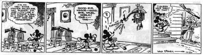 Remember when Mickey Mouse decided to commit suicide?