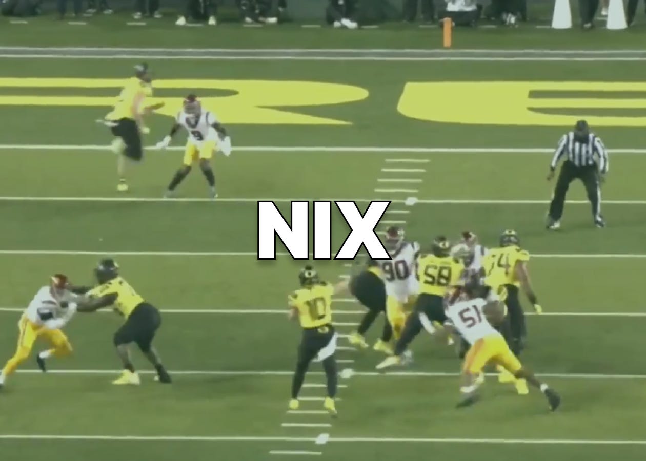 Eye Manipulation with Bo Nix - by Emory Wilhite