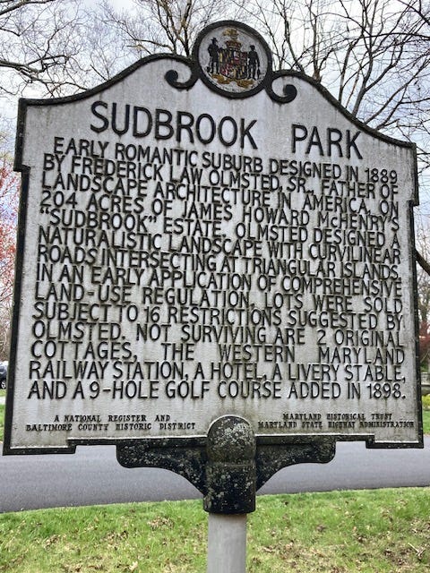 Sudbrook Park - by Hope C. Tarr - History with Hope