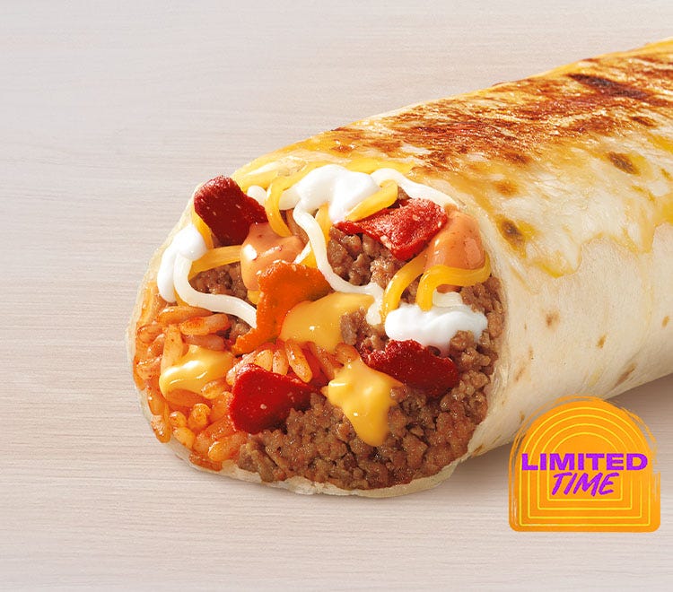Taco Bell Grilled Cheese Burrito By Joes Junk Food