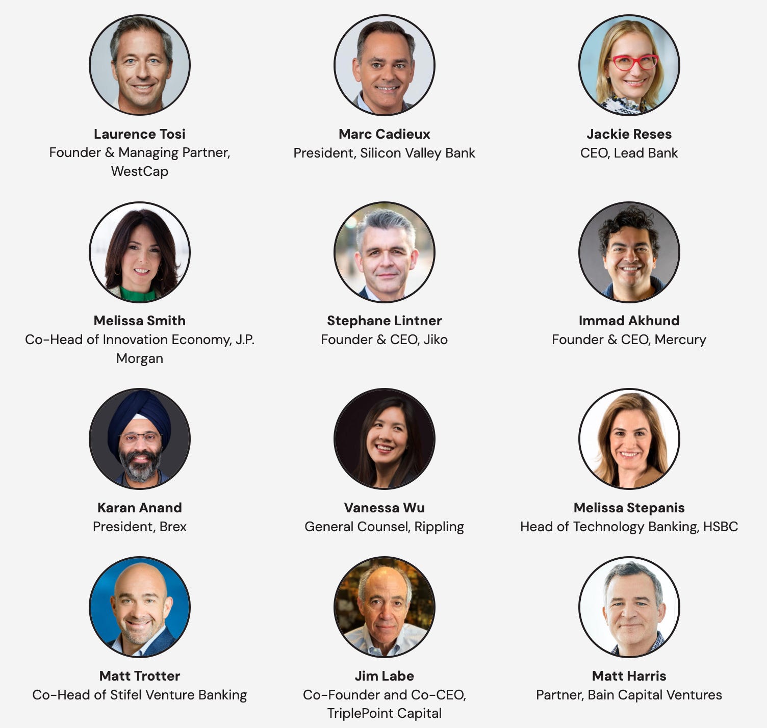 Rippling, Brex, and TriplePoint Join the Newcomer Banking Summit