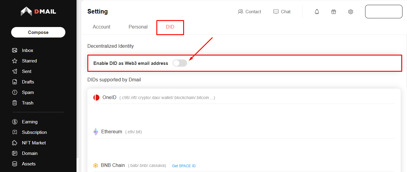 Мінтимо домен від Dmail безкоштовно - GuideFi