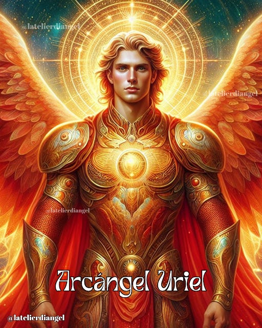 El Amado Señor Uriel o Arcángel Uriel 🪽 - by Kathy Sosa