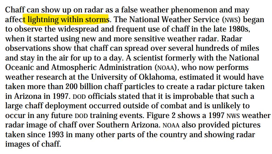 Military CAUSING POWER OUTAGES Dropping Chaff: Blackouts as a WEAPON