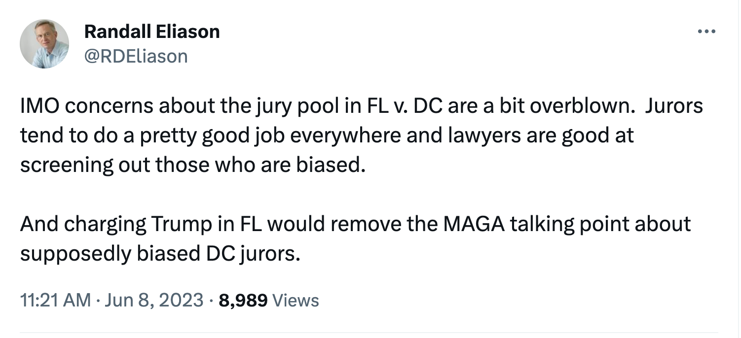 Unpacking the Florida Trump Indictment - by Randall Eliason