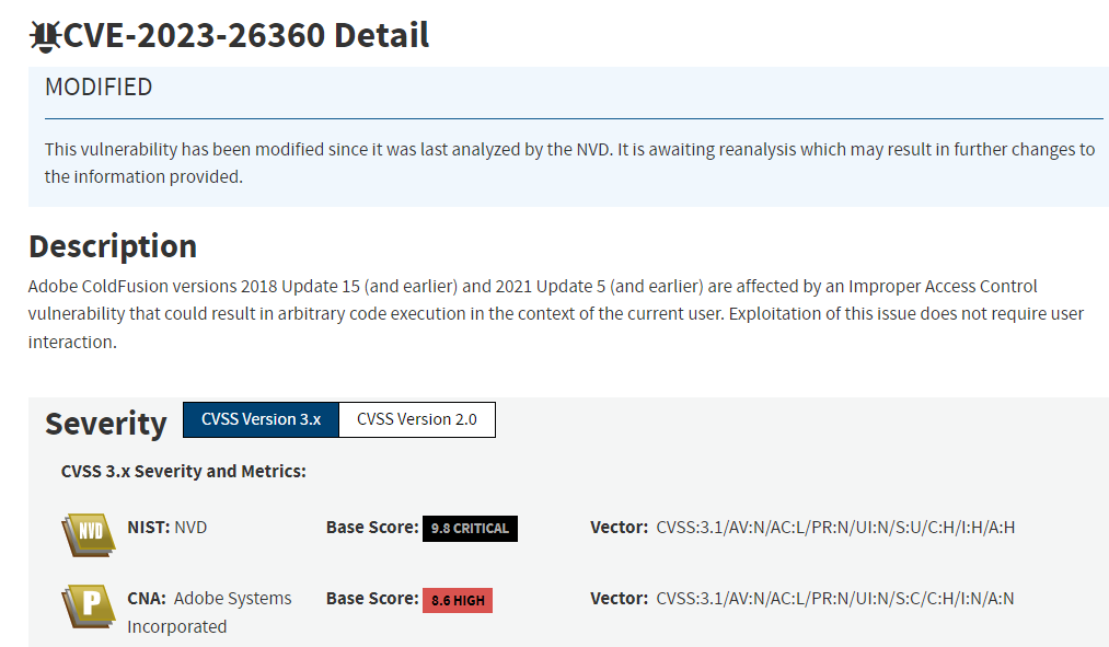 Cve Analysis Adobe Coldfusion From Lfi To Rce Cve 2023 26359 Cve 2023 26360 5381