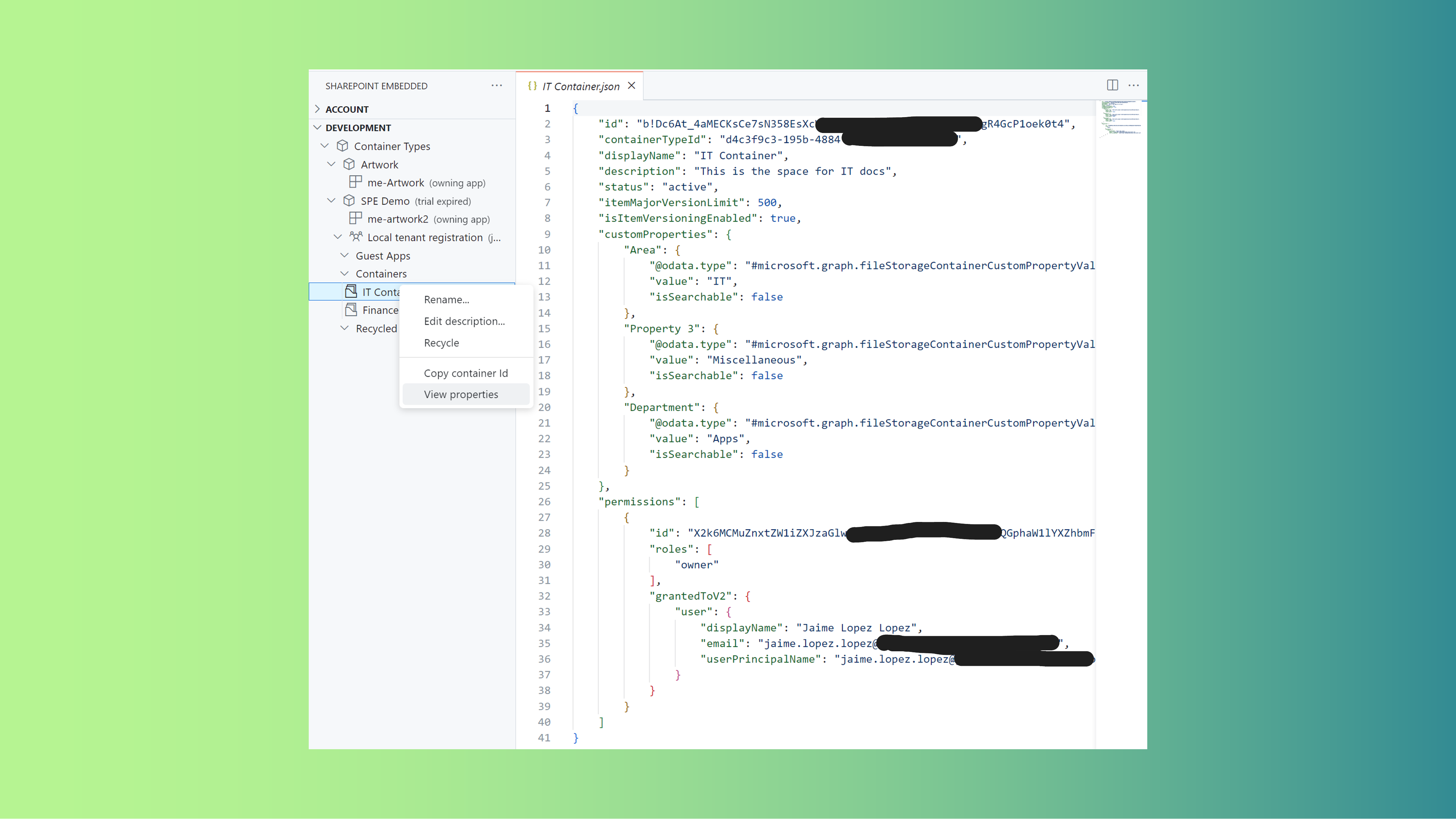 Top 9 Features of the SharePoint Embedded VS Code Extension
