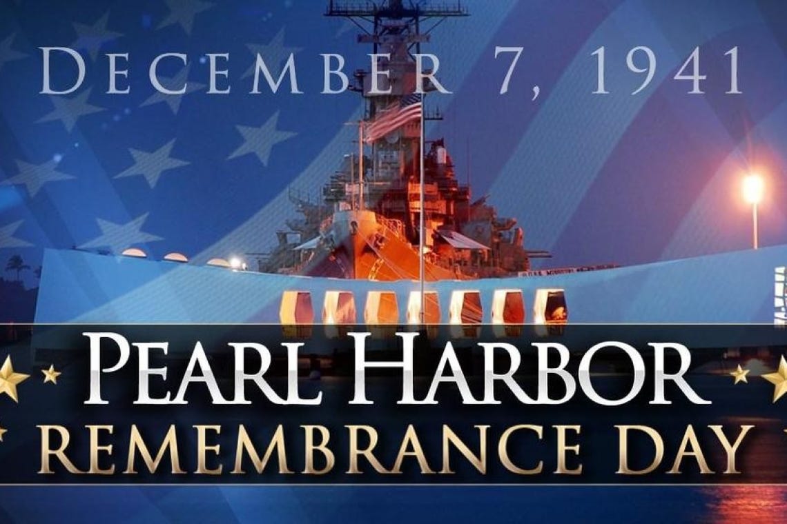 December 7, 1941 "A date that will live in infamy" Pearl Harbor ...