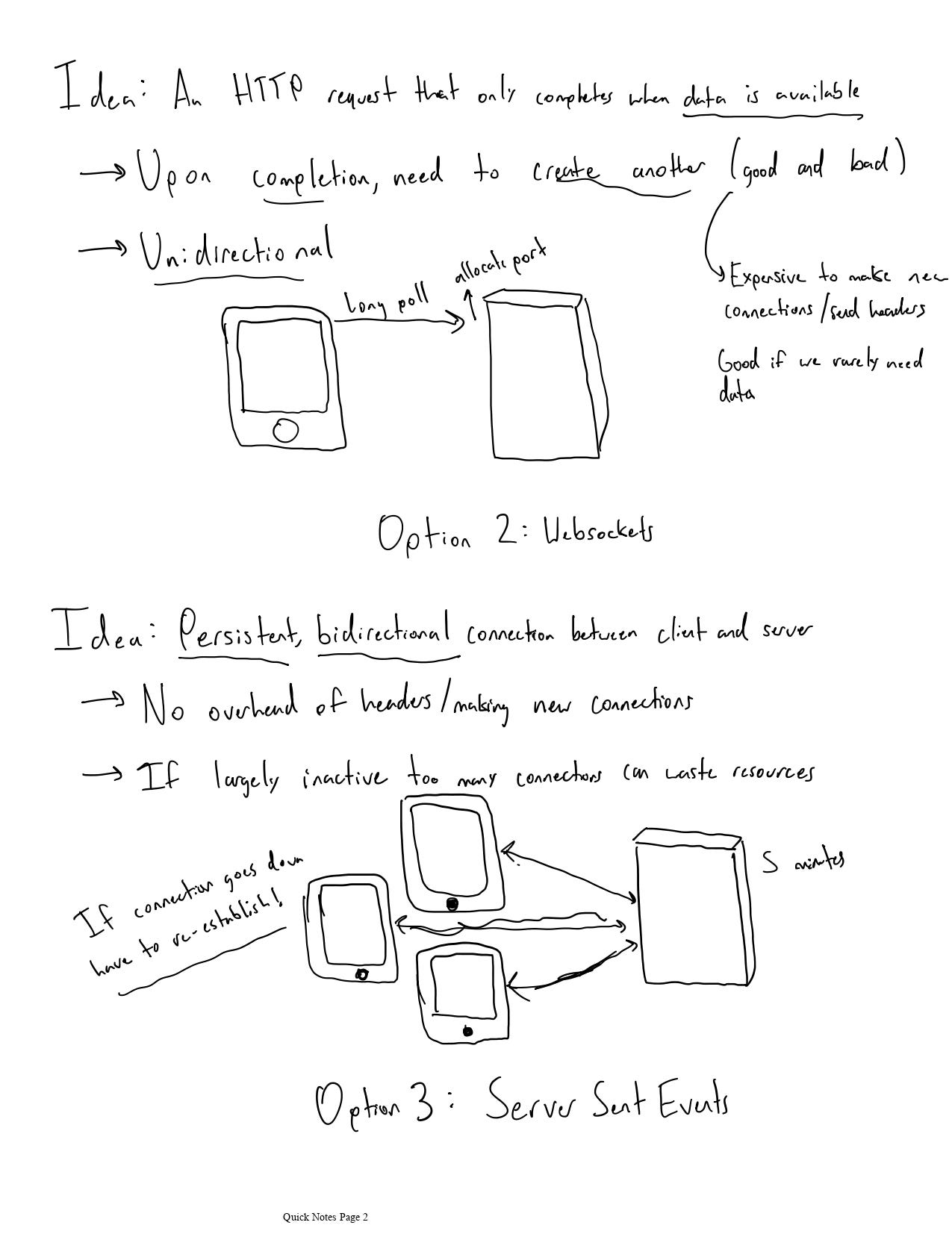 59: Long Polling, Web Sockets, Server Sent Events