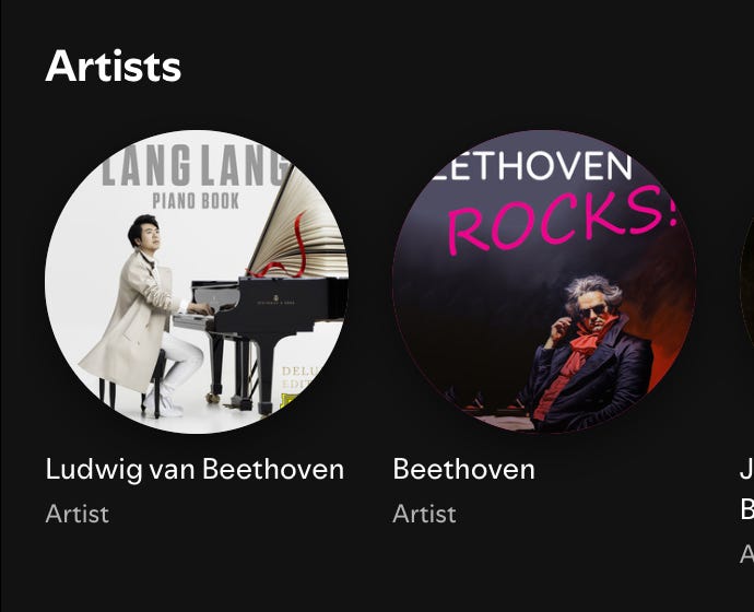 Google Thinks Beethoven Looks Like Mr. Bean - by Ted Gioia