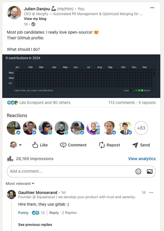 There's (almost) no GitLab - by Julien Danjou