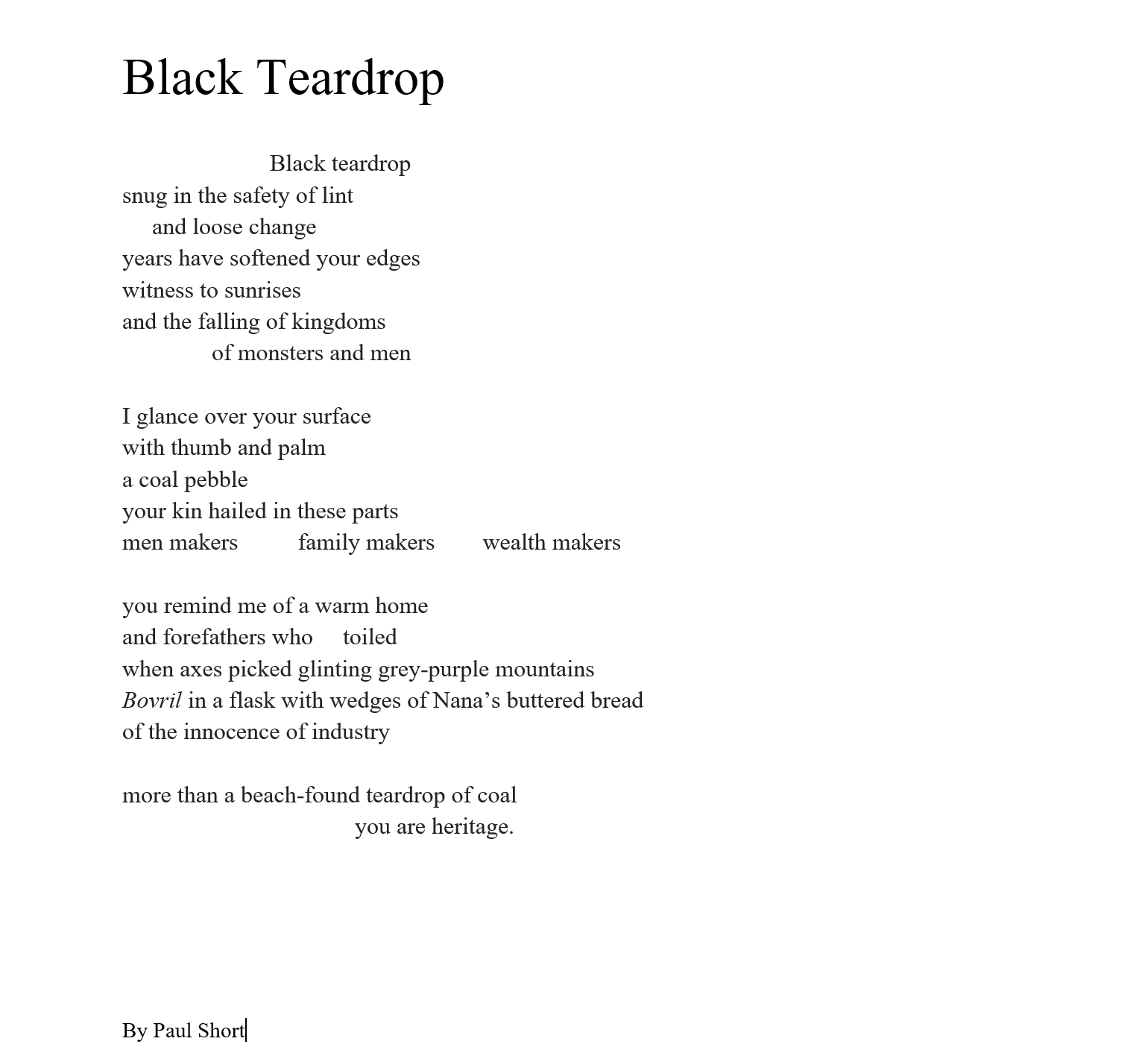 The Starbeck Orion Issue #5 An Anthology. Page 19 of 25