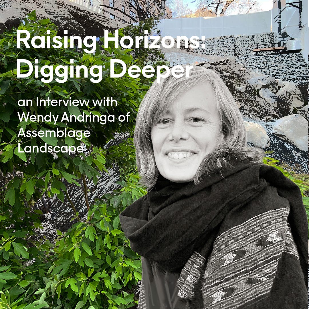 Raising Horizons, Digging Deeper - by Sarah Cowles