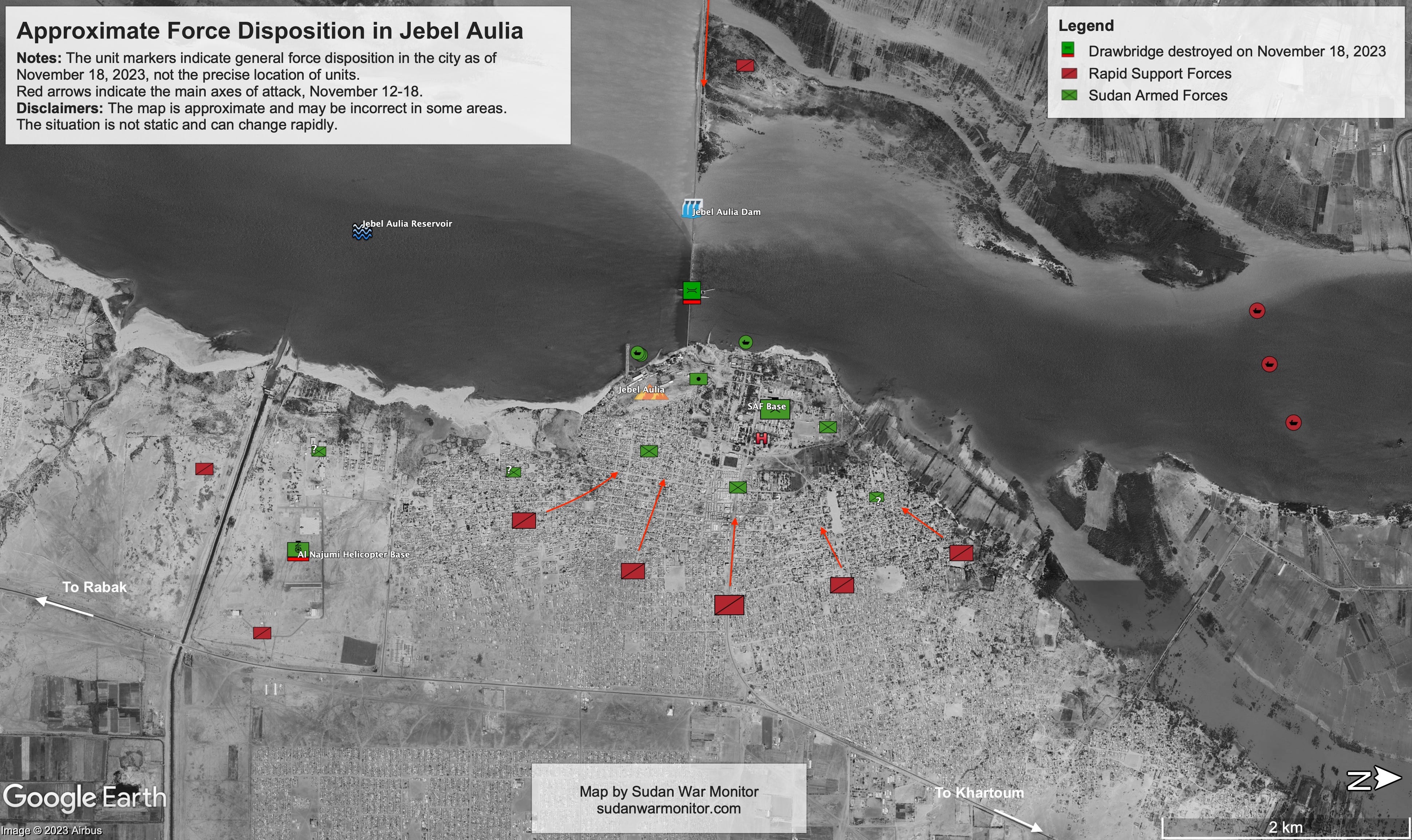 Will the RSF continue their offensive in Jebel Aulia?