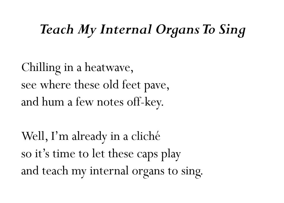 Teach My Internal Organs To Sing - Carlos Jackal Poetry