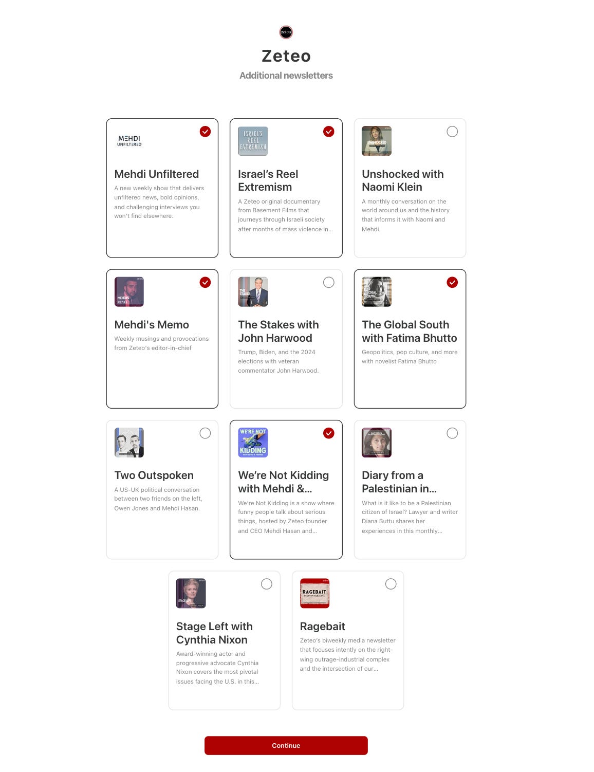 How to Subscribe to Individual Zeteo Columns and Shows