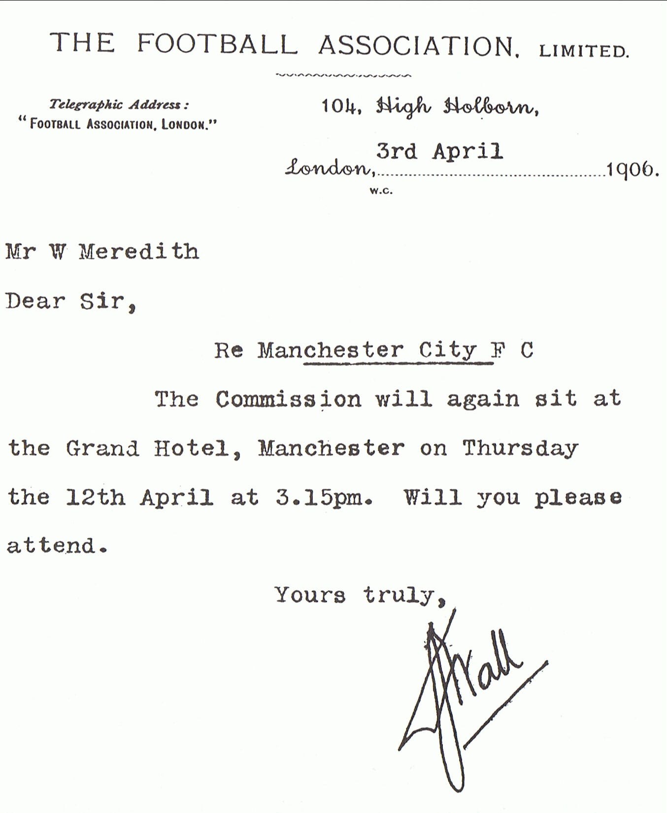 When City Fell Foul of Edwardian Financial Fair Play (Pt 10)