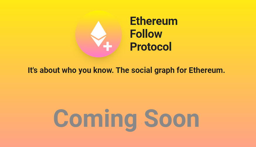 The Ethereum Follow Protocol 🤝 - by William M. Peaster