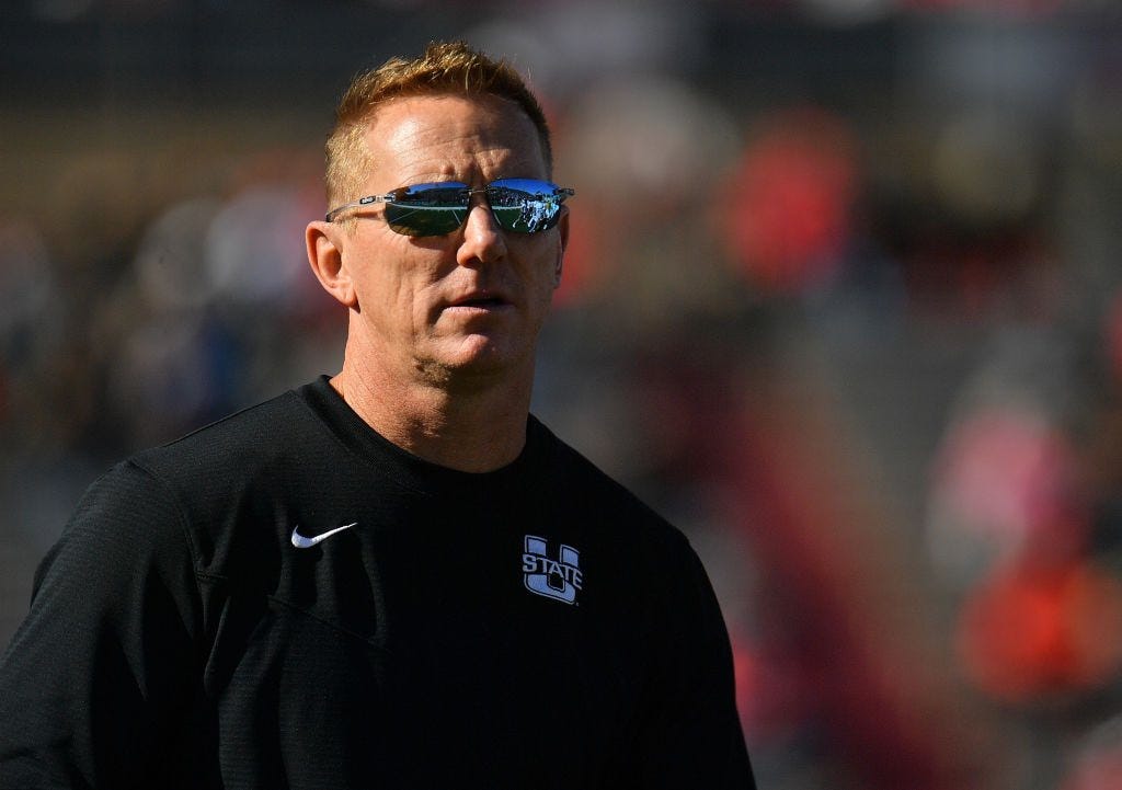 Coaching carousel updates: Utah State intends to fire Blake Anderson