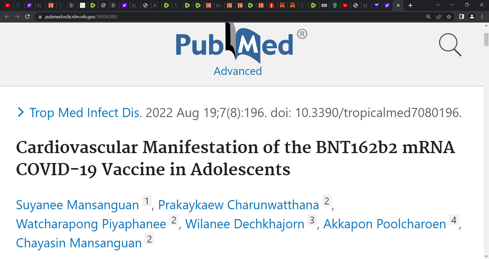 Remember this powerful Thai study (Mansanguan et al.) in adolescents as ...