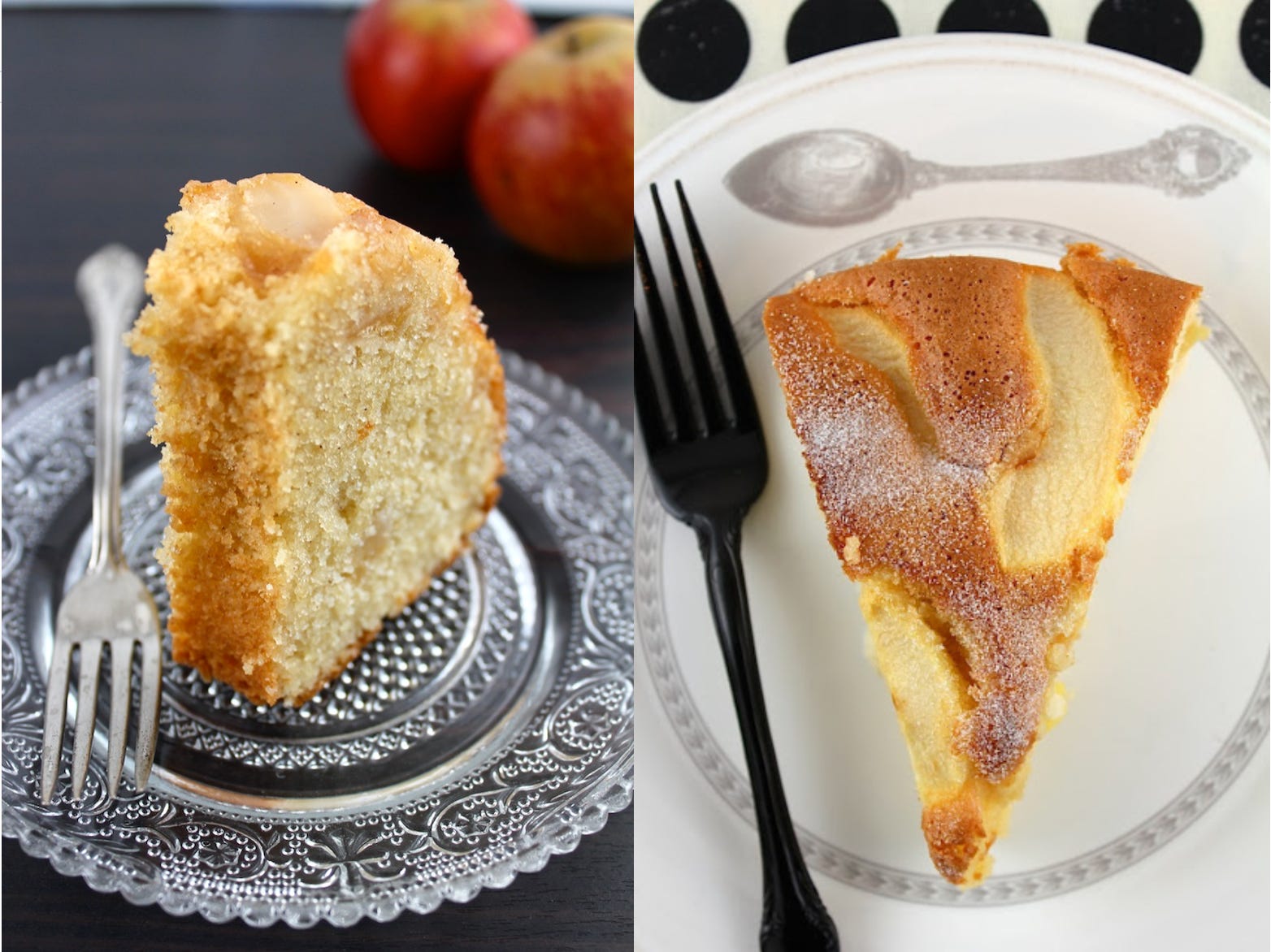 2 French Apple Cakes - Life's a Feast by Jamie Schler