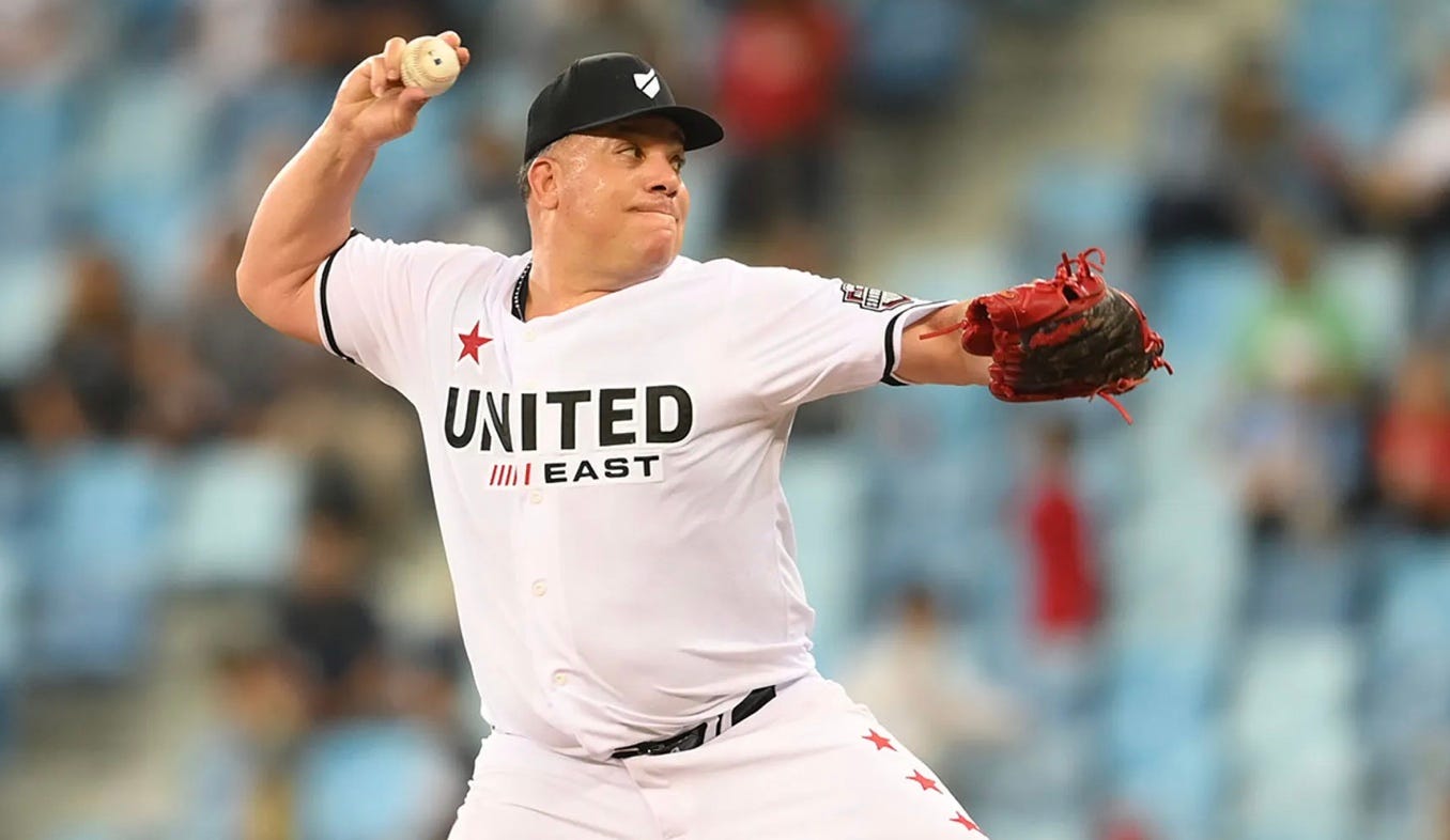 Bartolo Colon returns to the mound at 50-years-old in Baseball United ...