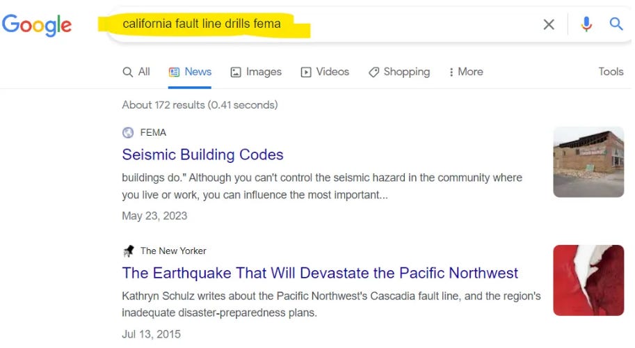 FEMA California Fault Line BREAK DRILLS 😱 "CAPSTONE EXERCISES"💥SERIES ...