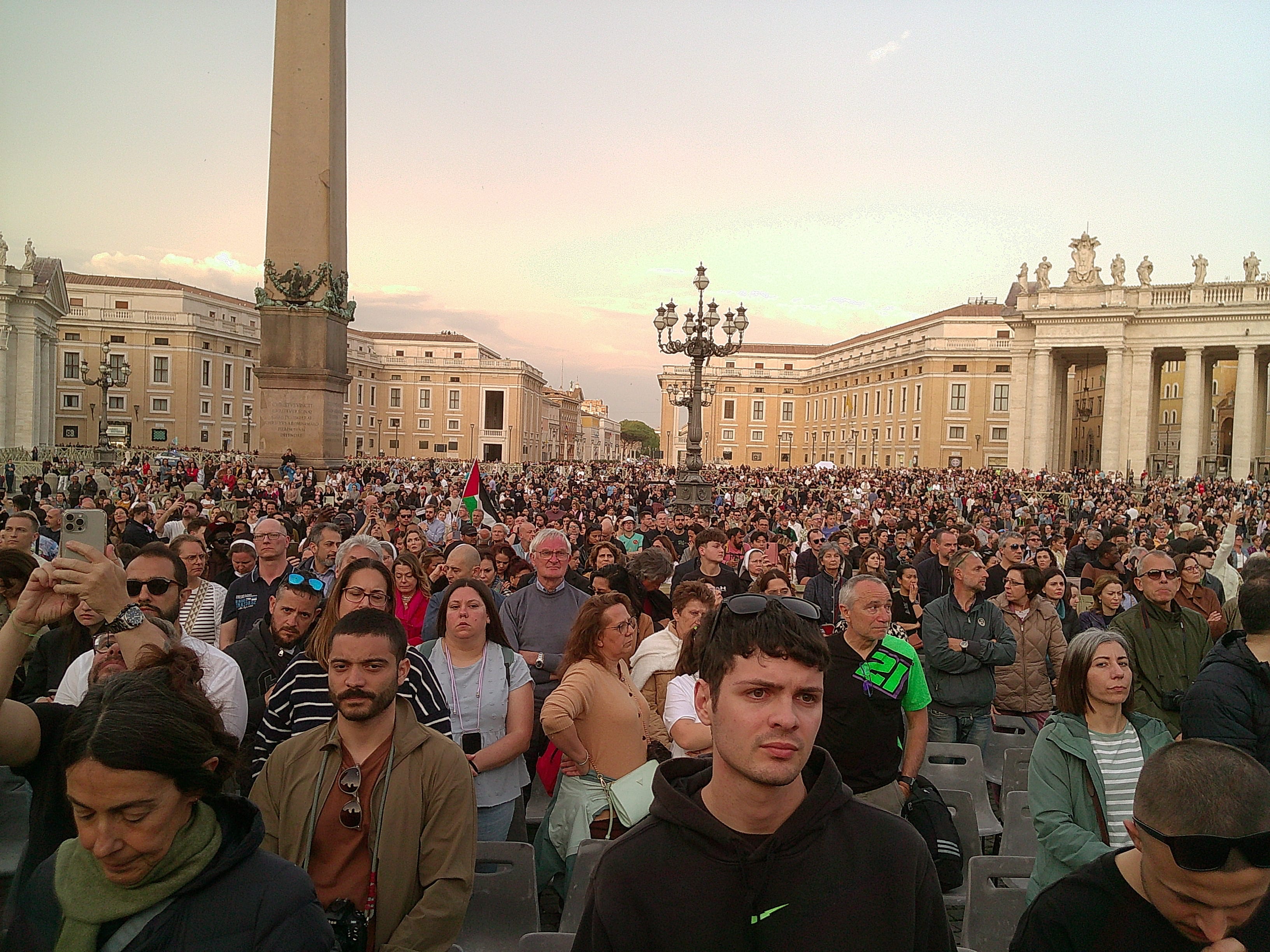 Public Grief in Vatican City - by Joe Perticone