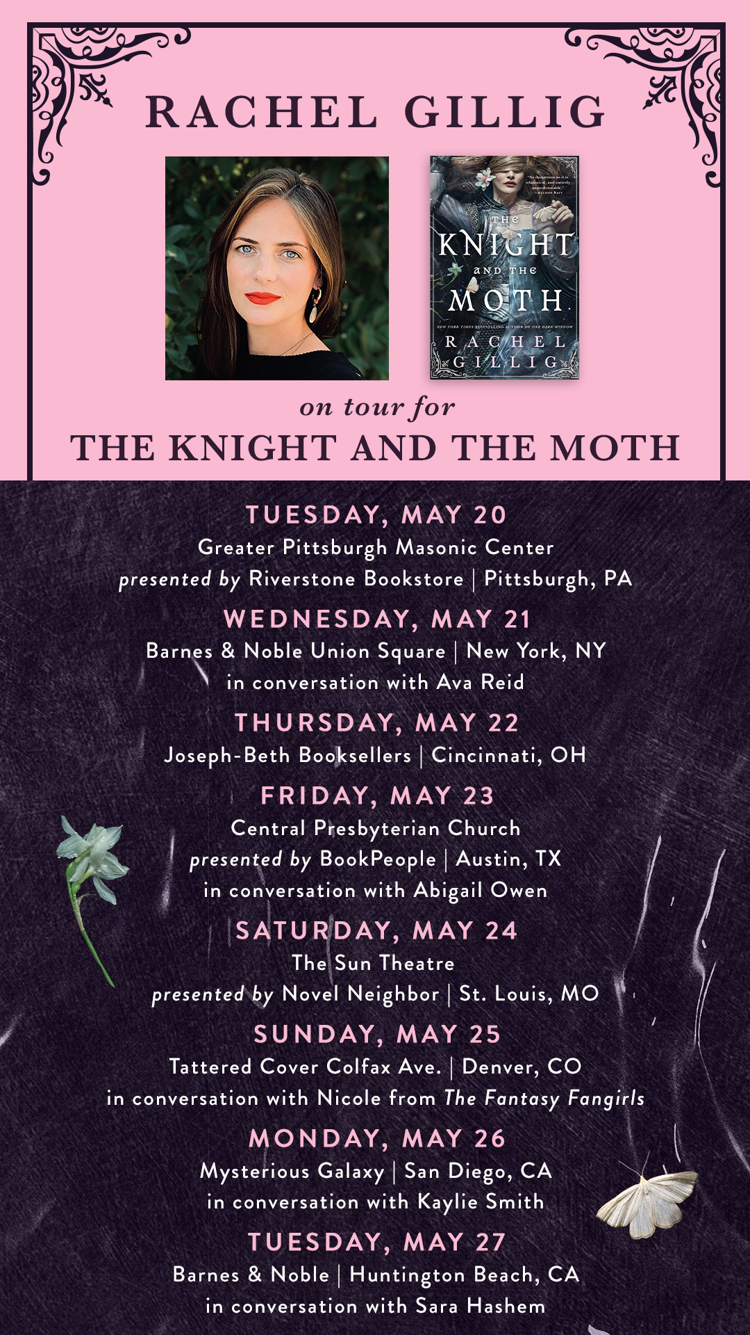 The Knight and the Moth US Tour! - by Rachel Gillig