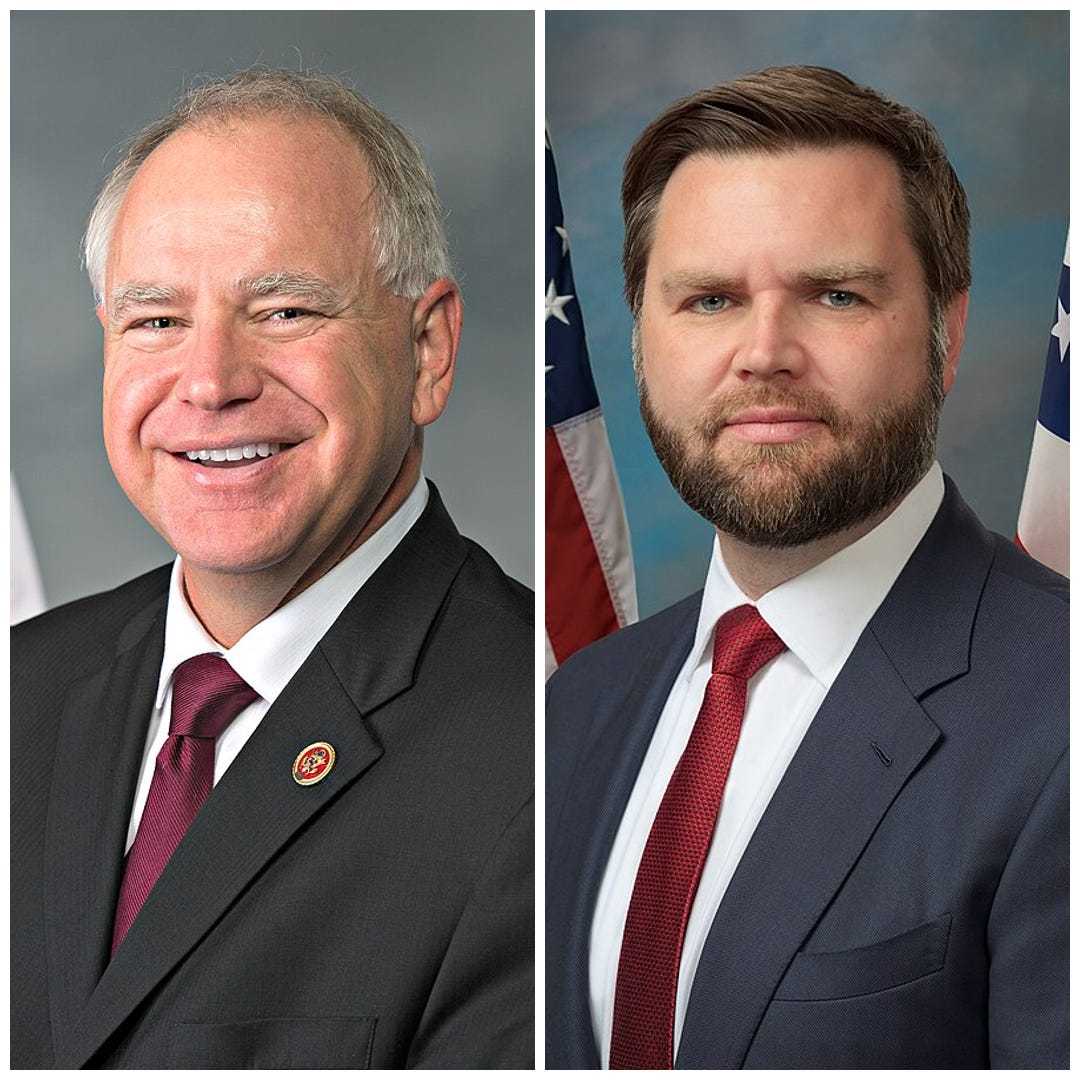 The JD Vance and Tim Walz Debate - by A. David Beaman, PhD