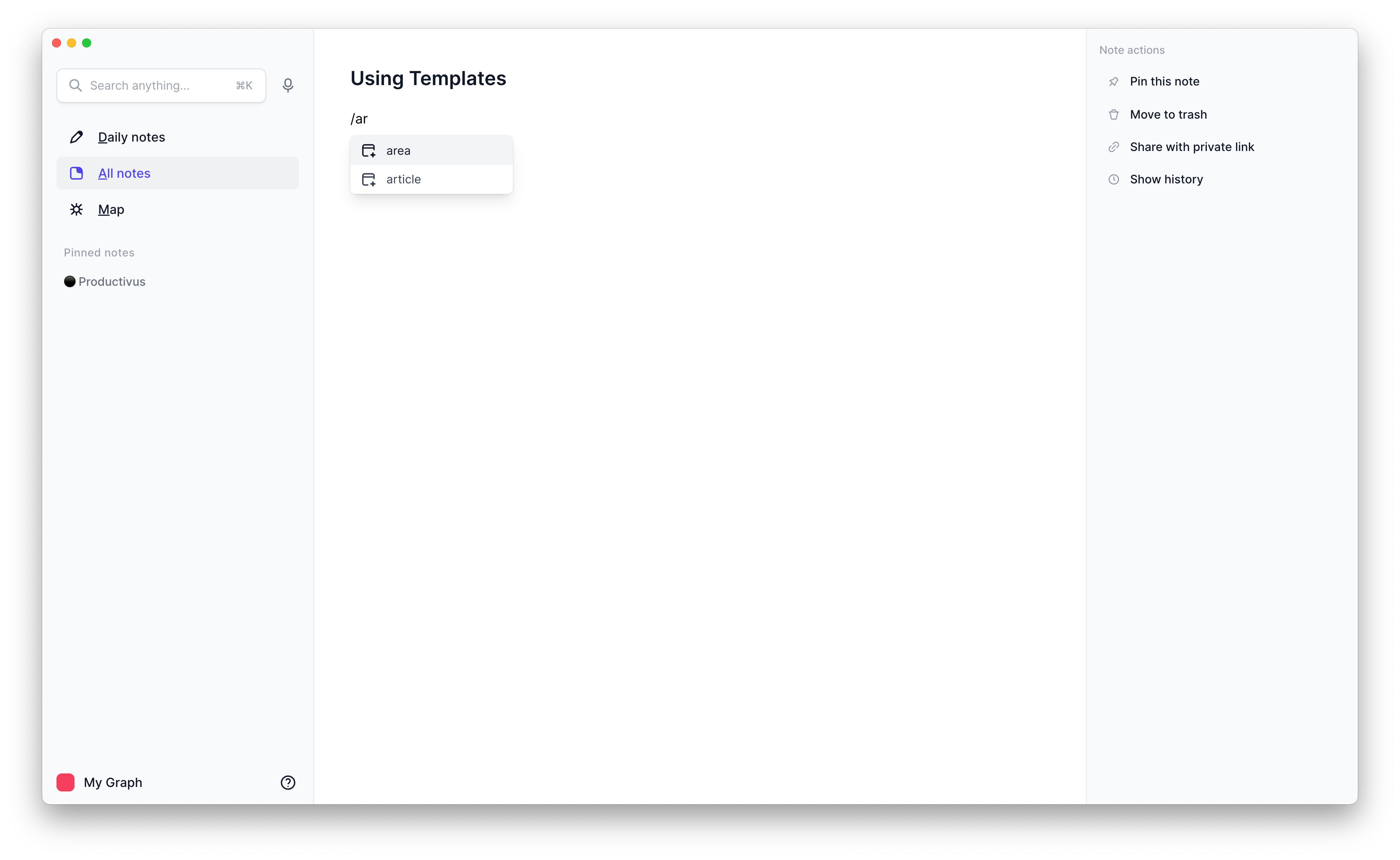 Reflect Notes - How to Build a Typed, Scalable Knowledge Base