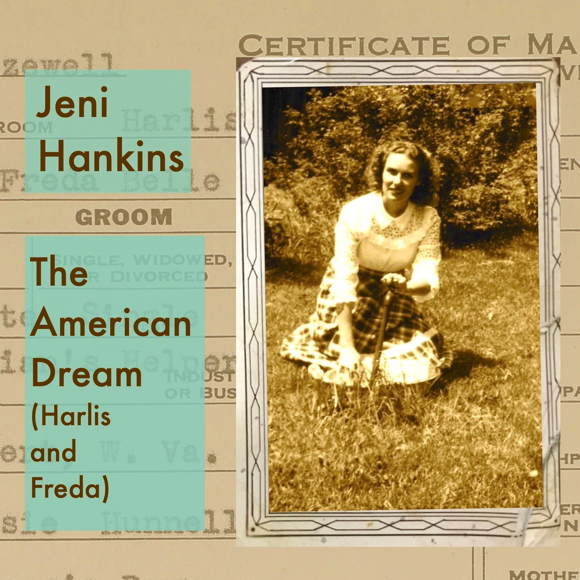 Uncle Harlis and Aunt Freda - Letters from Jeni Hankins