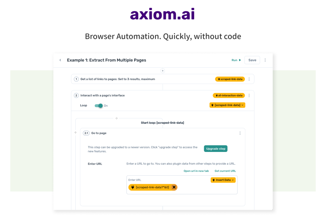 自動抓取網頁資料！axiom.ai 幫你輕鬆擺脫重複性網頁搜尋工作 - NoCode 工作術，工作更專注
