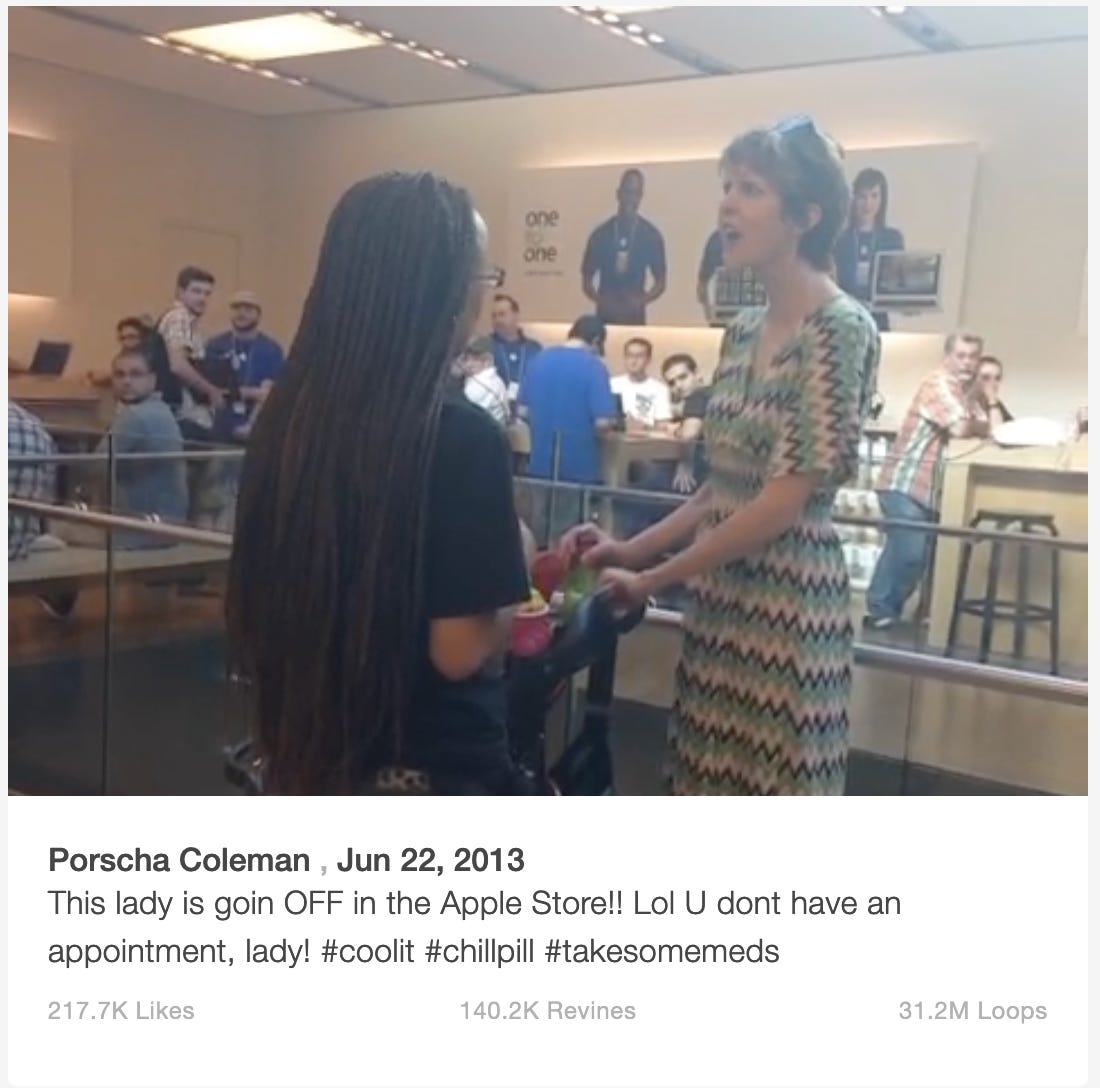 a quick note about apple store lady - by Brian Feldman